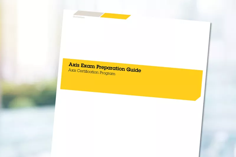 Axis Certification Program | Axis Communications